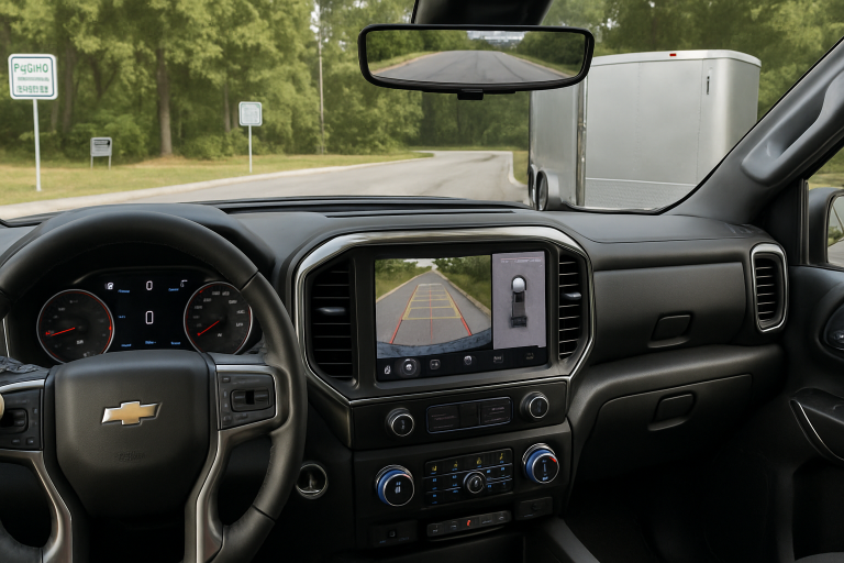 How to Use the Trailering App and Camera System on the Chevy Silverado ...